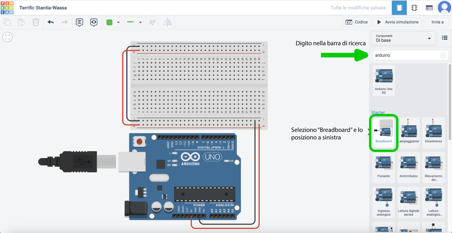 Il mio primo progetto con Arduino Uno - Wlsdevelop